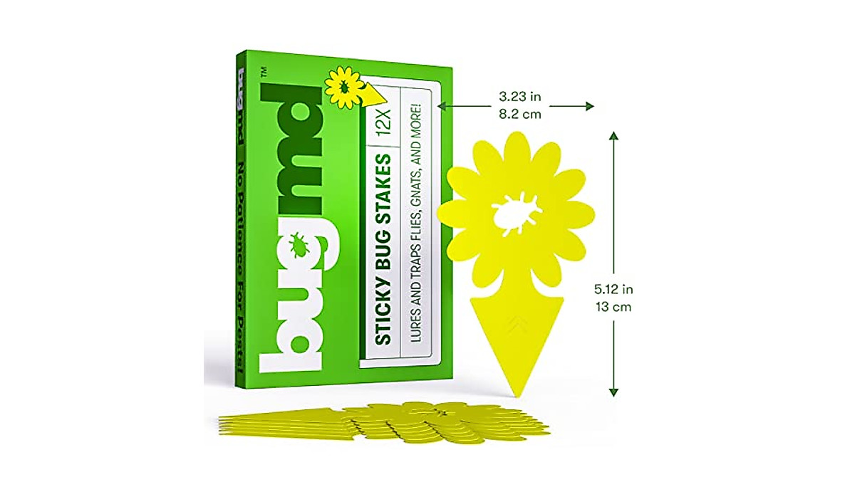 BugMD Sticky Bug Traps - Effective Indoor & Outdoor Pest Control