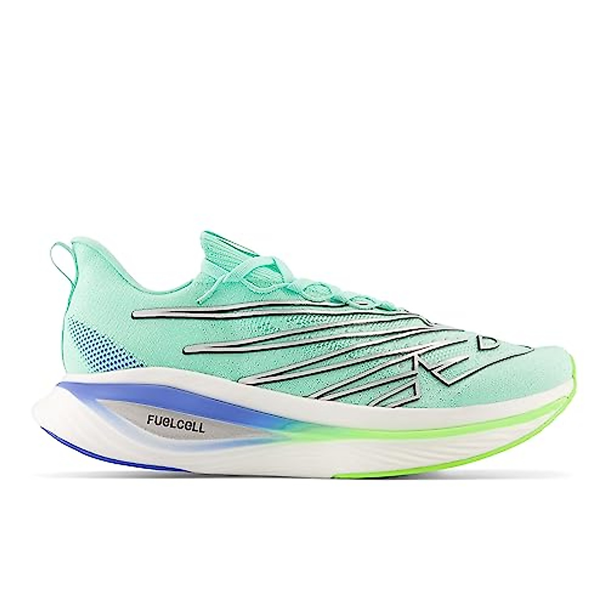 New Balance Men's FuelCell SuperComp Elite V3 Running Shoe, Bright Mint/Pixel Green, 10.5