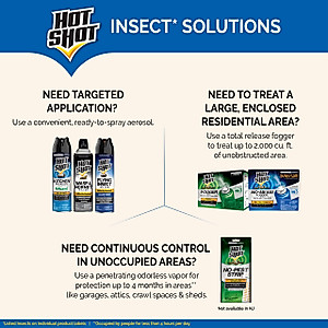 Hot Shot Fogger With Odor Neutralizer, Kills Roaches, Ants, Spiders & Fleas, Controls Heavy Infestations, 3 Count, 2 Ounce Pack of 2