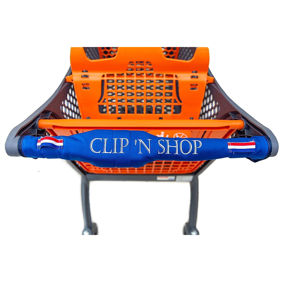 Clip n' Shop - Shopping Cart Handle Cover - Shopping Trolley Cover Hand Protector - Soft and Comfy Grip Cover I Grocery cart Handle Cover