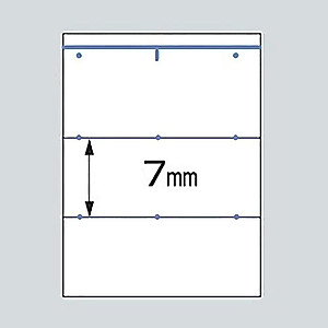 Kokuyo Campus Loose Leaf Paper for Binders, Shikkari Firm Writing, B5, A 7mm Dotted Ruled, 26 Holes, 31 Lines, 100 Sheets, pH Neutral, Bleed Resistant, 77gsm, Pack of 3, Japan Import (NO-S836AT)