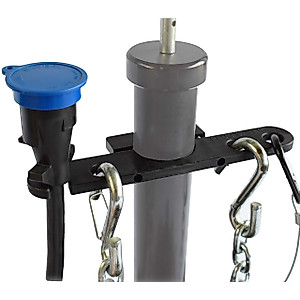 GR innovations llc Tongue Jack Trailer Towing Organizer | Plastic Chain Saver Kit