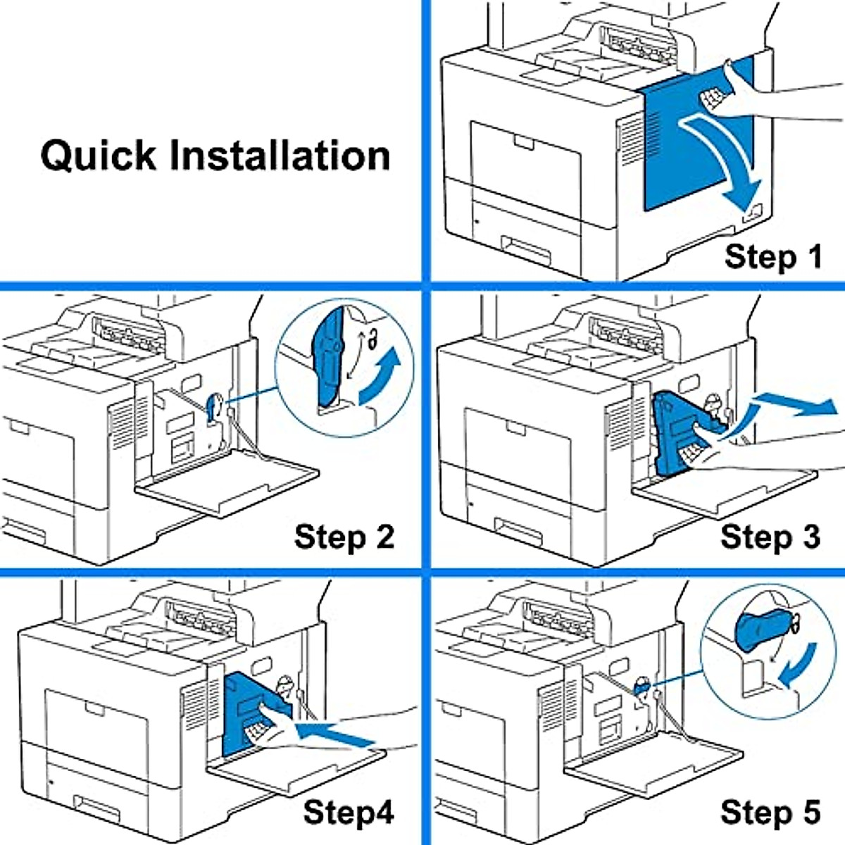 Coloner Compatible 108R01124 C405 C400 Waste Toner Cartridge for Xerox Versalink C400 Waste Cartridge Box Xerox Phaser 6600 WorkCentre 6605N 6605DN 6655 Wast Toner Container
