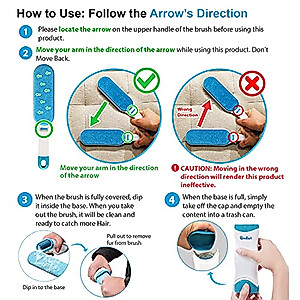 Pet Hair Remover -Dog Hair Remover for Clothes-Better than Lint Rollers for Pet Hair, Dog Hair Remover- Lint Remover Brush, Lint from Clothing, Couch, Furniture, Bedding (Blue)