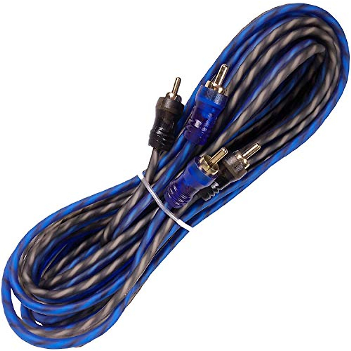 Gravity 1/0 Gauge Power Amp Kit Up to 6500 Watts Premium Elite Pro Flexible RCA Speakers Wires , 250A + 300A Fuse Included , Complete Blue DIY Hobbyist AWG Amplifier Installation Wiring