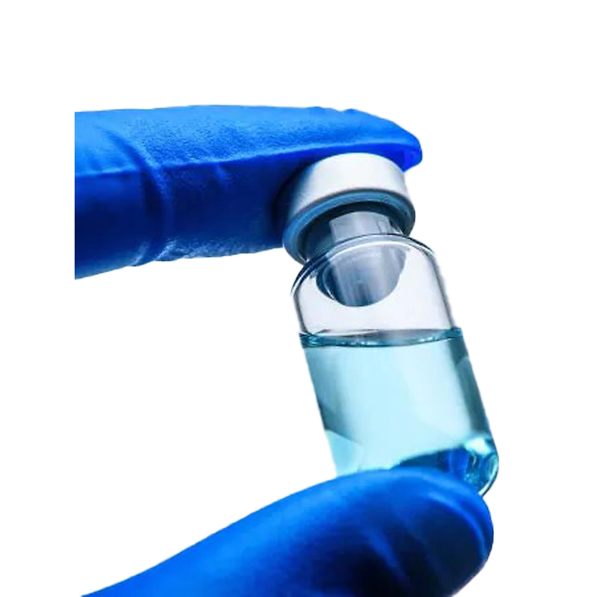 5ml Glass Vials for Injections, Self-Healing Injection Port, Empty Vials for Injections with Sealed Cap (10 Pack)