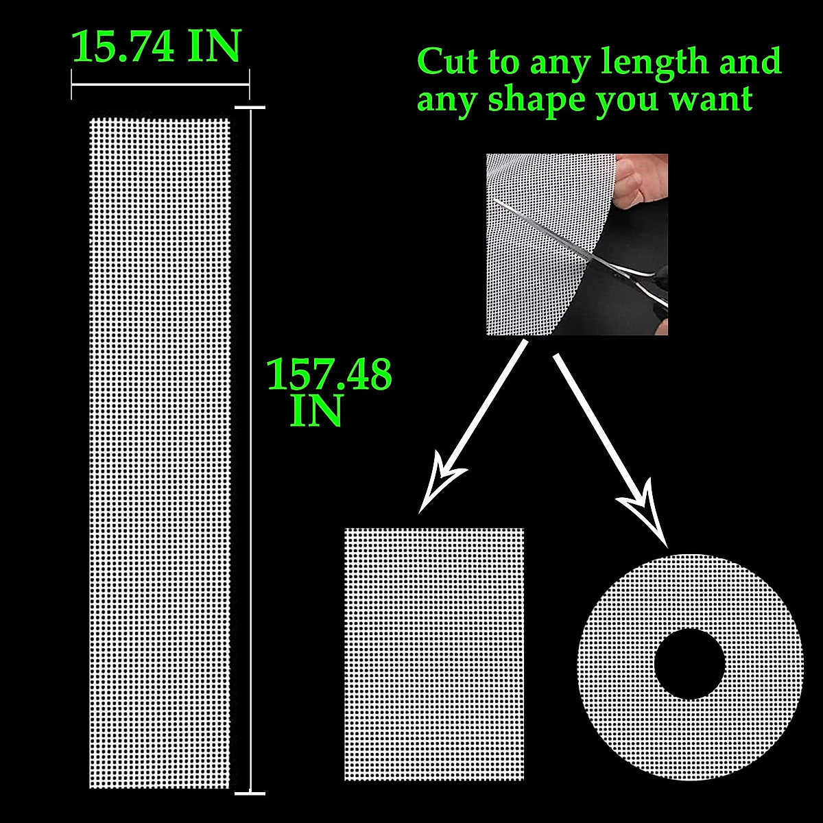 Silicone Non stick Silicone Dehydrator Sheets For Fruit Dryer Mesh Fruit Dryer Mesh Dim Sum Mesh Dumpling Steaming Screen Mat 16"*160"