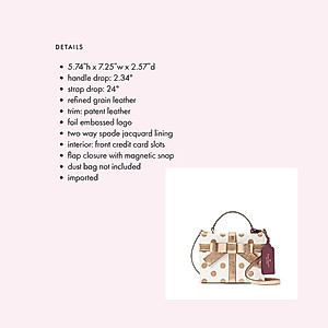 Kate spade new york Wrapping Party Gift Box Crossbody (Parchment Gold)