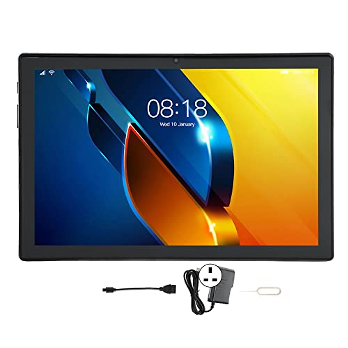 10 Inch Tablet Kids Tablet 6GB 128GB 2.4G 5G Dual Band WiFi Silver Gray 4G Office Caller UK Plug