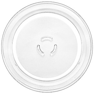 Microwave Glass Tray Plate 4393799 4393751 Compatible with whil-Pool Microwave Glass Plate 4393799 PS373741 AP3130793 EAP373741 30QBP4185 Microwave Glass Plate Turntable by Fetechmate