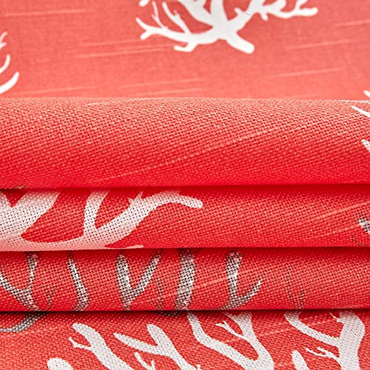 Premier Prints Isadella Coral Slub Salmon, Fabric by the Yard