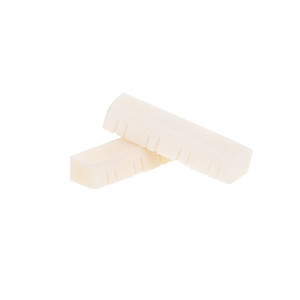 Alomejor Mandolin String Nut Bone Mandolin Bridge Saddle and Nut Instrument Replacement Accessories for 8 String Mandolin