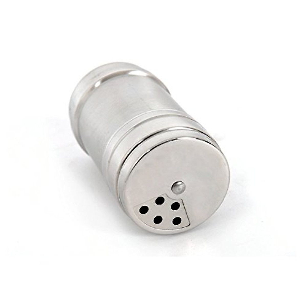 Verdental Stainless Steel Dredge Sugar/Spice/Pepper Shaker Seasoning Cans with Rotating Cover