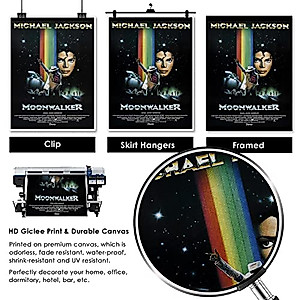 Maybort Poster Art Painting, Michael Merch Jackson Canvas Print for Living Room, Bedroom, Dorm, Home, Office Wall Decoration 12 x 18 Inch