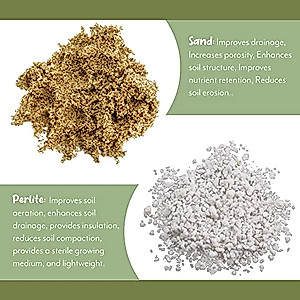 Citrus Tree Potting Soil Mix (12 Quarts), Special Blend for Indoor Oranges, Lemons, Limes and More