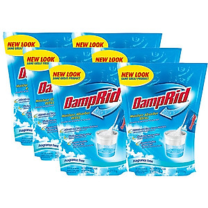 DampRid FG30K Refill Bag Fragrance Free, 6-Pack, 6 Piece