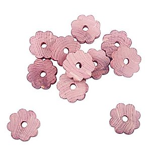 FunSpt 32 Pcs Cedar Blocks Plum Shape with Fragrance Odor 100% Nature Aromatic Red Ceder Planks for Hanger Wardrobes Closets Drawers Freshener Clothes,004
