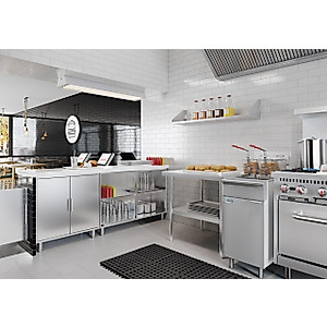 KoolMore 50 lb. Floor Standing Liquid Propane Commercial Deep Fryer with 120,000 BTU in Stainless-Steel, ETL Listed (KM-FDF50-LP)