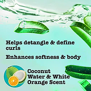 Maui Moisture Curl Quench + Coconut Oil Shampoo + Conditioner to Hydrate and Detangle Tight Curly Hair, Softening Shampoo, Vegan, Silicone & Paraben-Free, 13 Fl Oz