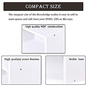 DORTALA Bookcase 5-Shelf Multi-Functional Modern Wood Storage Display Open Bookshelf for Home Office, White
