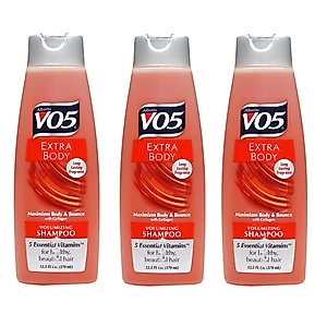 Alberto VO5 Extra Body Volumizing Shampoo, 12.5oz (Pack of 3) by Unknown