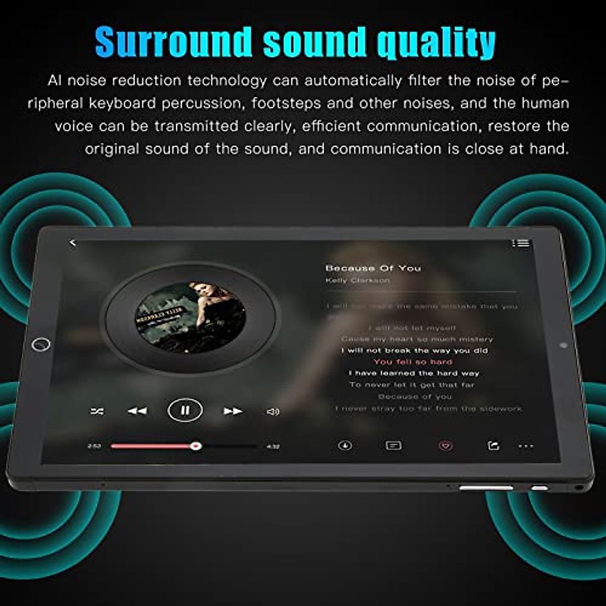 Tablet 10.1 Inch 11, 1920x1080 IPS Touchscreen 6G RAM 128G ROM Octa Core 2.4G 5G WiFi Calling Tablet with GPS, Dual Cameras, Dual Speakers, 6000mAh Battery
