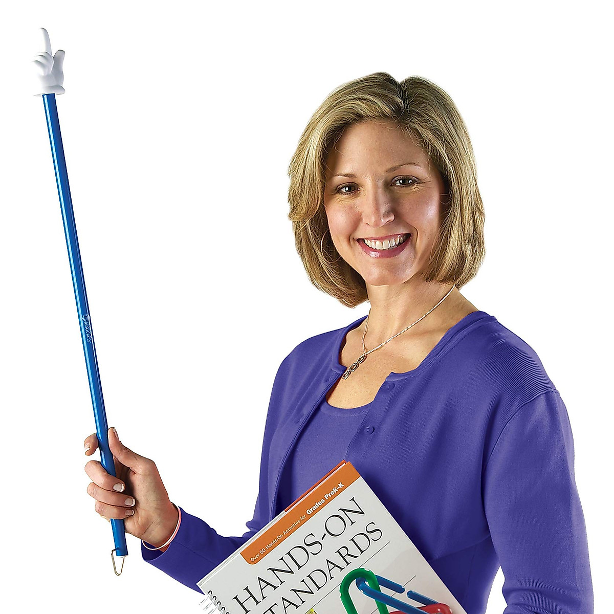 Learning Resources 24-Inch Hand Pointers, Whiteboards, Presentation, Classroom Accessories, Teacher Aids, Set of 3, Grades PreK+, Ages 3+