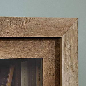 Sauder Dakota Pass Display Cabinet, Craftsman Oak finish