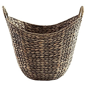 Signature Design by Ashley Perlman Basket, Set of 2, 18"W x 14"D x 16"H, Gray