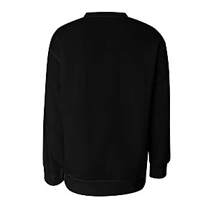 Miekld Oversized Sweatshirt for Women Women Neck Sweatshirt Long halloween shirts for women my open orders oversized t shirts western tops for women womens crewneck tshirt under 2 dollars