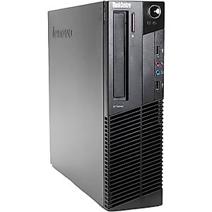 Lenovo ThinkCentre M92 SFF Premium Flagship Business Desktop Computer, Intel Quad-Core i7-3770 up to 3.9GHz, 8GB RAM, 2TB HDD, USB 3.0, DVD, WiFi, Windows 10 Pro (Renewed)