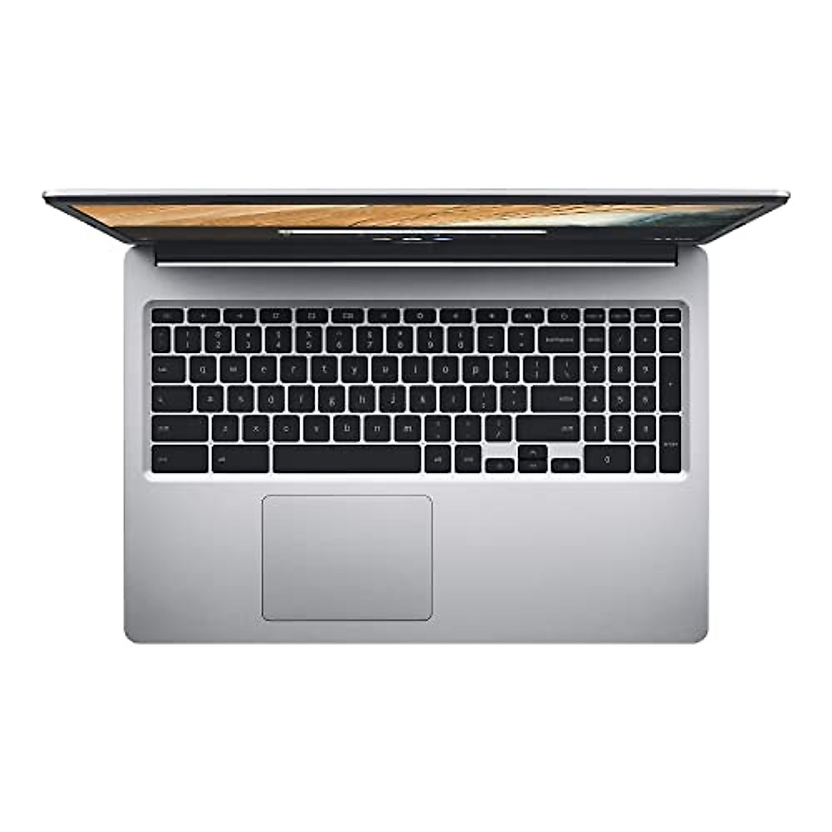 Acer 2023 Flagship Chromebook 15.6/'' FHD 1080p IPS Touchscreen,Intel Celeron N4000 (Up to 2.6GHz),4GB RAM,32GB eMMC,HD Webcam,Gigabit WiFi,12+ Hours Battery,Chrome OS,w/MarxsolCables,Silver