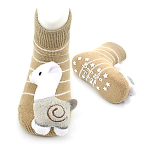 Piero Liventi Llama Boogie Toes Rattle Sock, 1 Pair (1-2Y) Rattles Foot Finder, Rattle Sock Baby Toddler Toy, Present Gift for Newborn Infant Babies Boy Girl Bebe