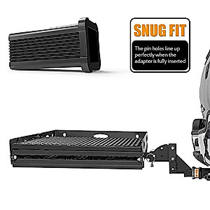 MICTUNING 2-1/2 Inch Class V to 2 Inch Class III and IV Trailer Hitch Receiver Adapter Reducer 2.5 Inches to 2 Inches Sleeve Convertor