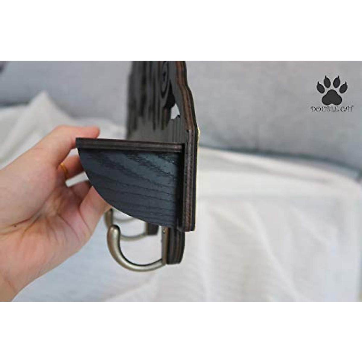 Couple Cat Prince Princess Hook with Shelf for Lover Coat Clothes Holder Christmas Gift DIY Mould Wonderful Holder Wall Decorative Gift Kids Winter Style