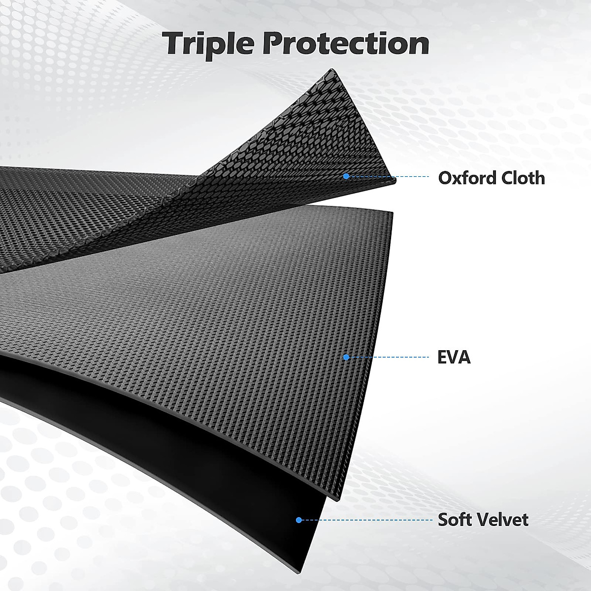 AGPTEK MP3 MP4 Player Case for 4 inch MP3 Music Player, Compatible with AGPTEK, innioasis, MYMAHDI, TIMMKOO, Luoran and other MP3 Players under 4 inch, Portable Carrying Case with Metal Carabiner Clip