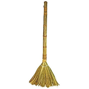 Bright Bay Vietnamese Straw Broom, 40Inch Tall