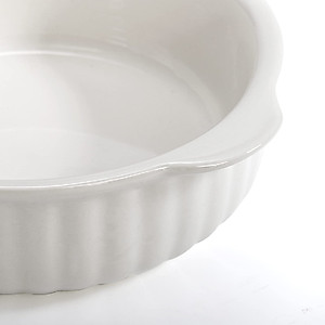 Mezchi 6 Pack Porcelain Ramekins with Handles, 14 Oz Ceramic Creme Brulee Souffle Baking Dishes Bowl, French Onion Soup Bowls for Ramen, Stew, Lava Cakes, Dishwasher, Oven, Microwave Safe, White