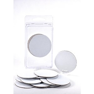 Hedral Value Pack of 15 - Blank 2" Circle Board Game Chits Tiles Counters Markers DIY D&D