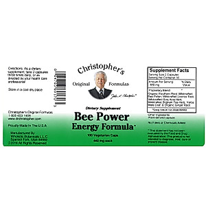 Dr. Christopher's Bee Power Energy (100 Caps)