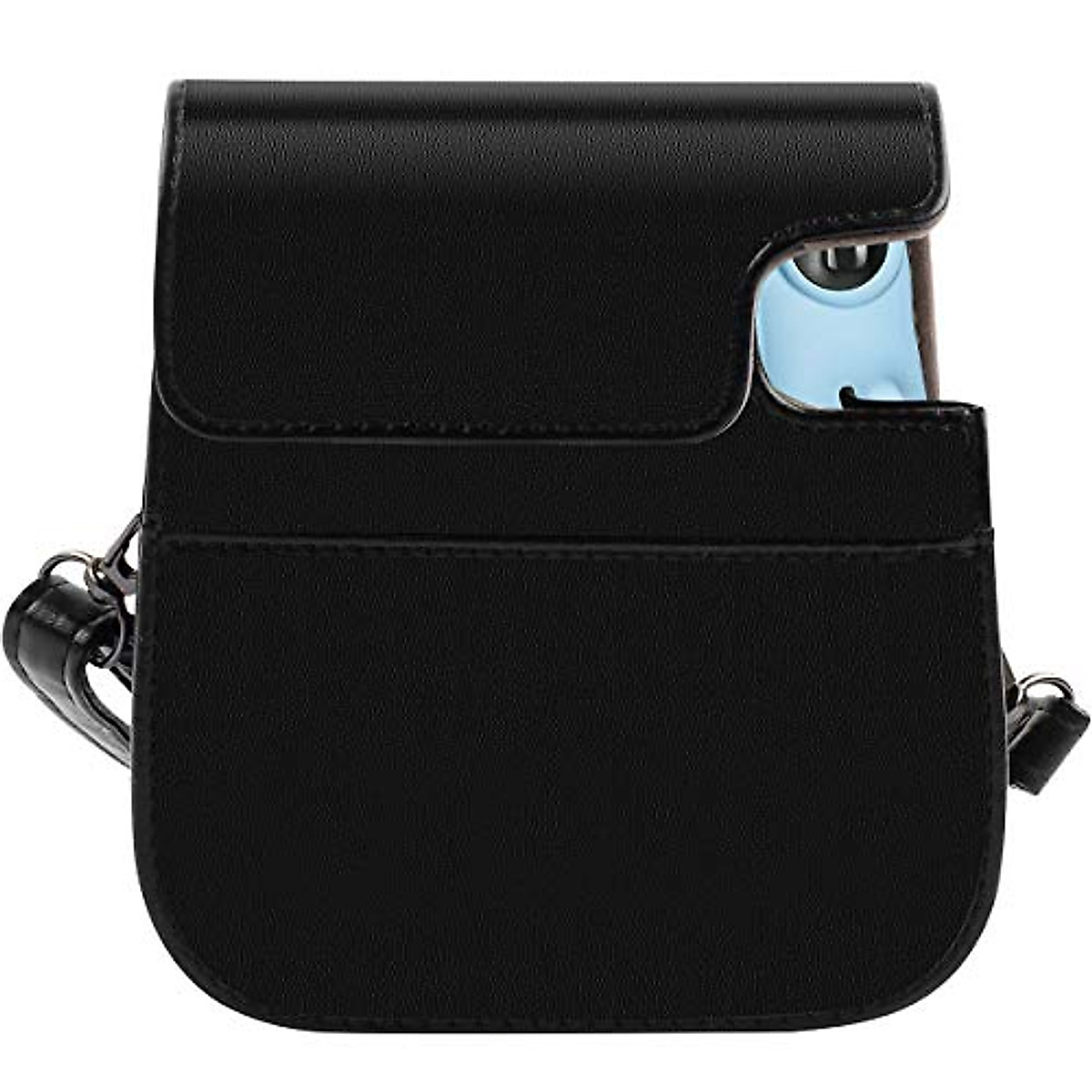 Protective & Portable Case Compatible with Fujifilm for Instax Mini 12/11 Instant Camera with Accessories Pocket and Adjustable Strap - Charcoal Grey