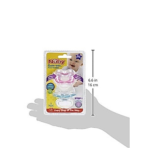 Nuby 2-Pack Gum-eez Pacifier Teethers, Colors May Vary