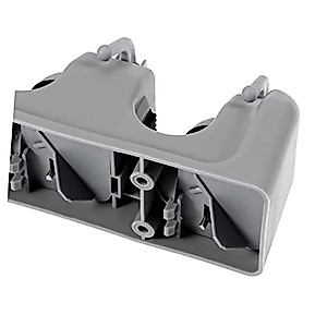Cabilock Storage Rack Umbrella Storage Mounted Hooks Wall Mounted Shelves for Storage Wall Mount Clothes Rack Broom Holder Mop Hanger Mop Gripper Mounted Holder Dark Grey