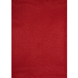 Rocking Red - Wool Felt Oversized Sheet - 35% Wool Blend - 1 12x18 inch Sheet