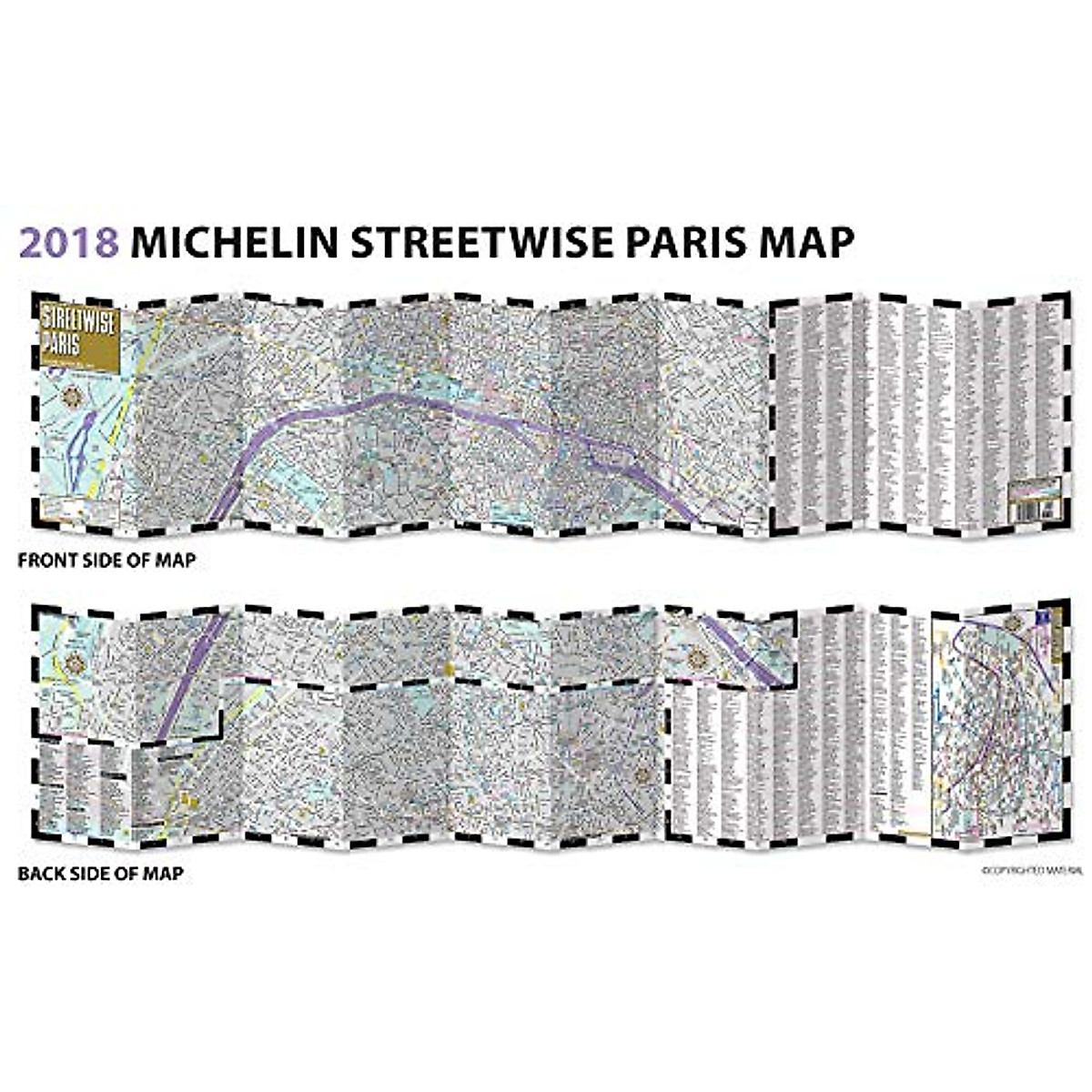Streetwise Paris Map - Laminated City Center Street Map of Paris, France (Michelin Streetwise Maps)