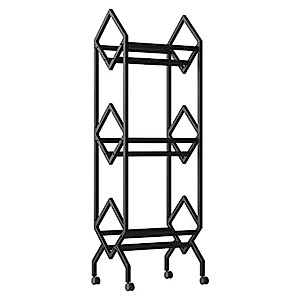 Thick forest Vinyl Record Storage Rack,Vinyl Record Holder,Record Stand,Record Shelf,Vinyl Record Stand,Record Holder for Albums, Magazine Display, Book and Files Organizer CD Rack Three Tiers