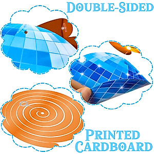 Disco Ball Party Hanging Swirls 70s Disco Birthday Party Decoration Disco Ball Themed Swirl Ceiling Disco Party Hanging Streamer for 70s 80s Party Baby Shower Supplies