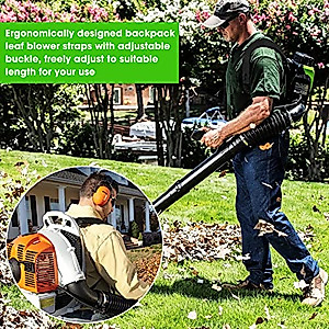 Hooetoy C061000111 Blower Straps Backpack Blower Replacement for Echo, Fits PB-265LN PB-403H PB-413H PB-500 PB-610 PB-620 PB-650 PB-755-2 Pack