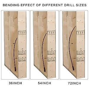 YY-LC Flexible Drill Bit for Wire Pulling with Guide Ball Kit,3/4 in. x (4.5 FT) 54 in. Long Flex Drill Bits for Wood,Auger Head Installer Drill Bit, Fish Bit for Pulling Wires in Walls