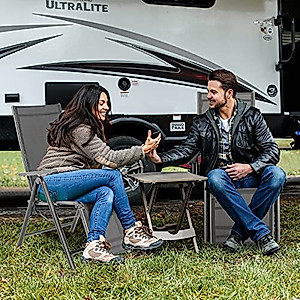 Tangkula Outdoor Folding Lounge Chair, Patio Reclining Chair W/7 Adjustable Backrest & Footrest Positions, Portable Chaise Lounge Chair w/Aluminum Frame for Poolside, Balcony, Backyard, Garden